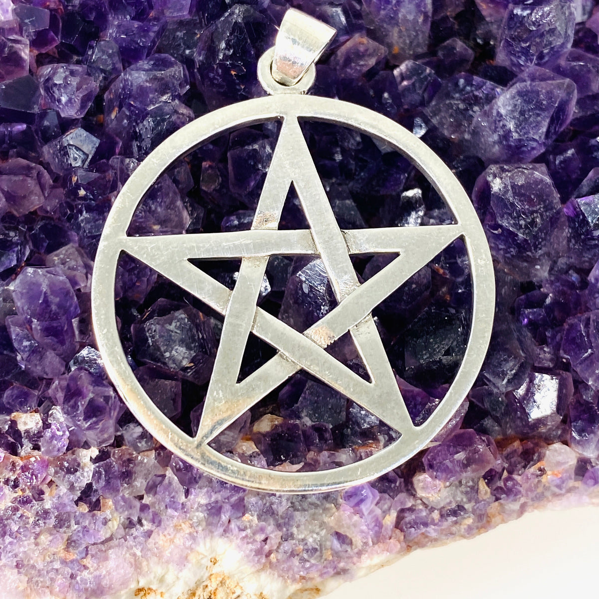 SS Pentagram Pendant 5cm SV50-205 – Nature's Magick