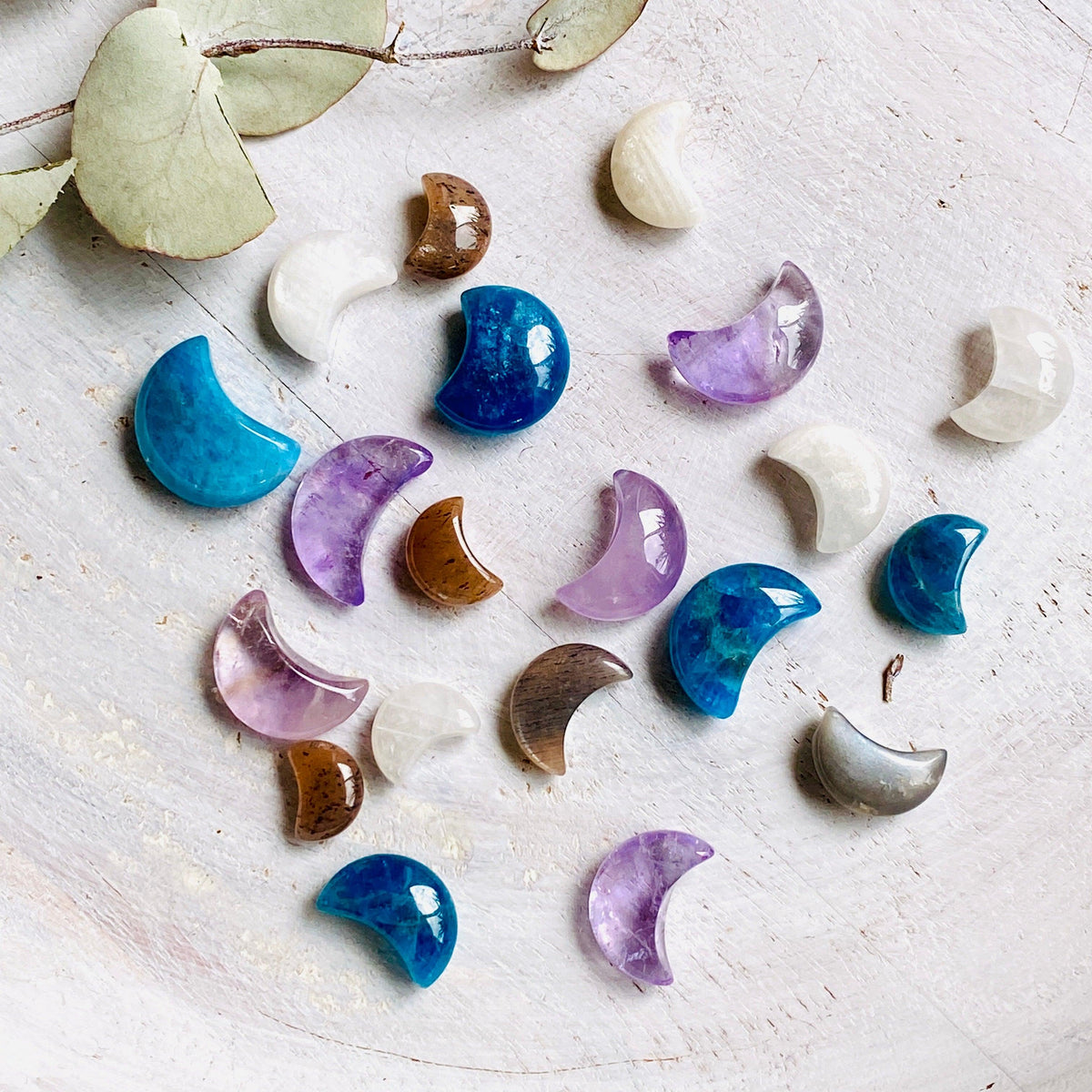 Mini Moons - Assorted Gemstones – Nature's Magick