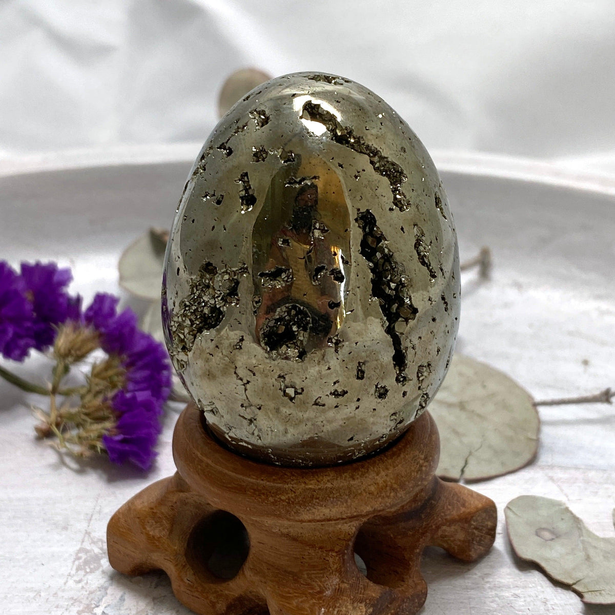 Pyrite A grade Egg PY-E2 – Nature's Magick